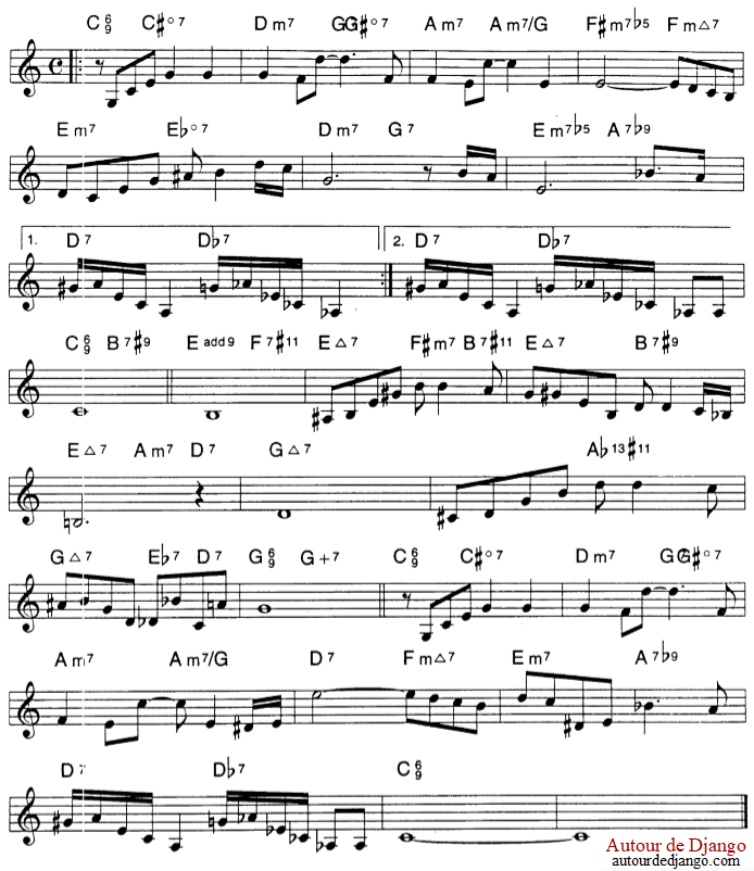 Autour de Django - Ecole Autour de la Guitare Jazz Manouche. Cours de ...